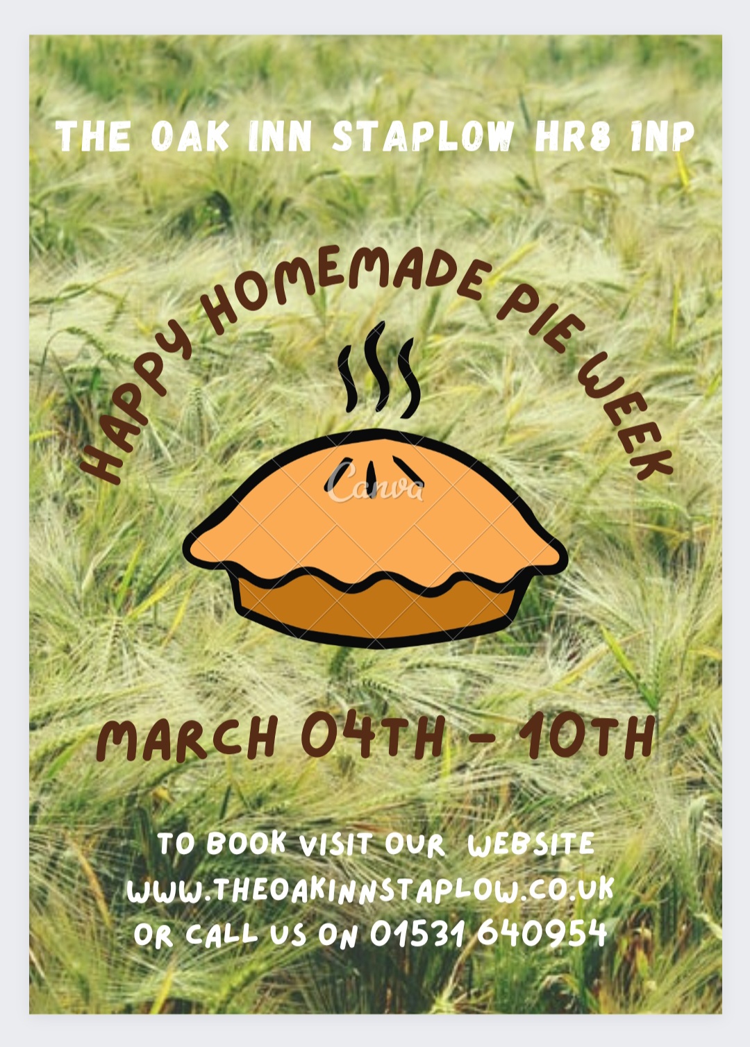 NATIONAL PIE WEEK from Monday 04th March until Sunday 10th March ...